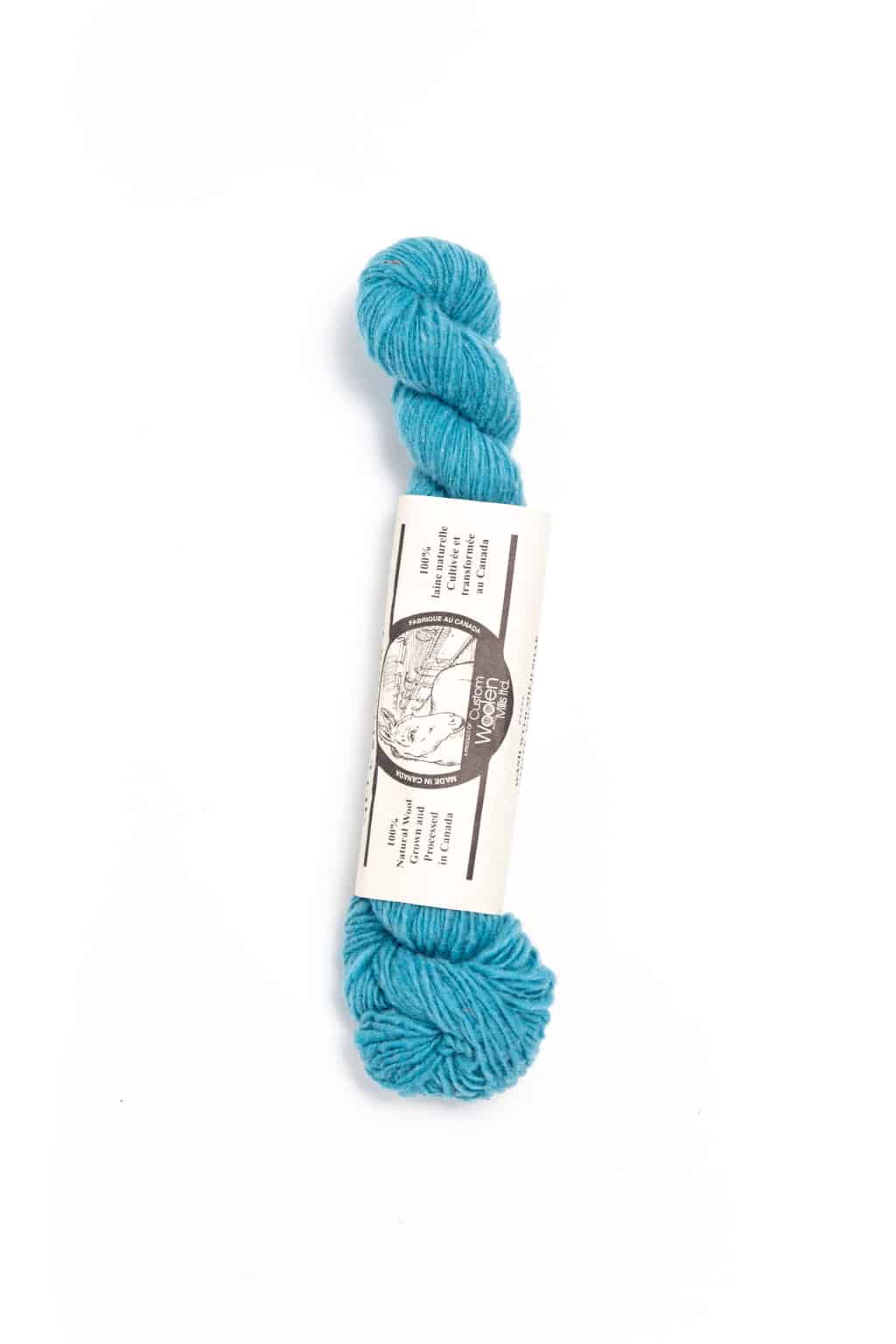 Mule Spinner 1-Ply 100% Wool - Naturally Dyed Skeins - Custom Woolen Mills